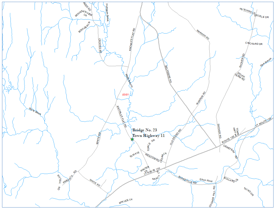 EDEN BRIDGE BR#23 Factsheet - Vermont Agency of Transportation